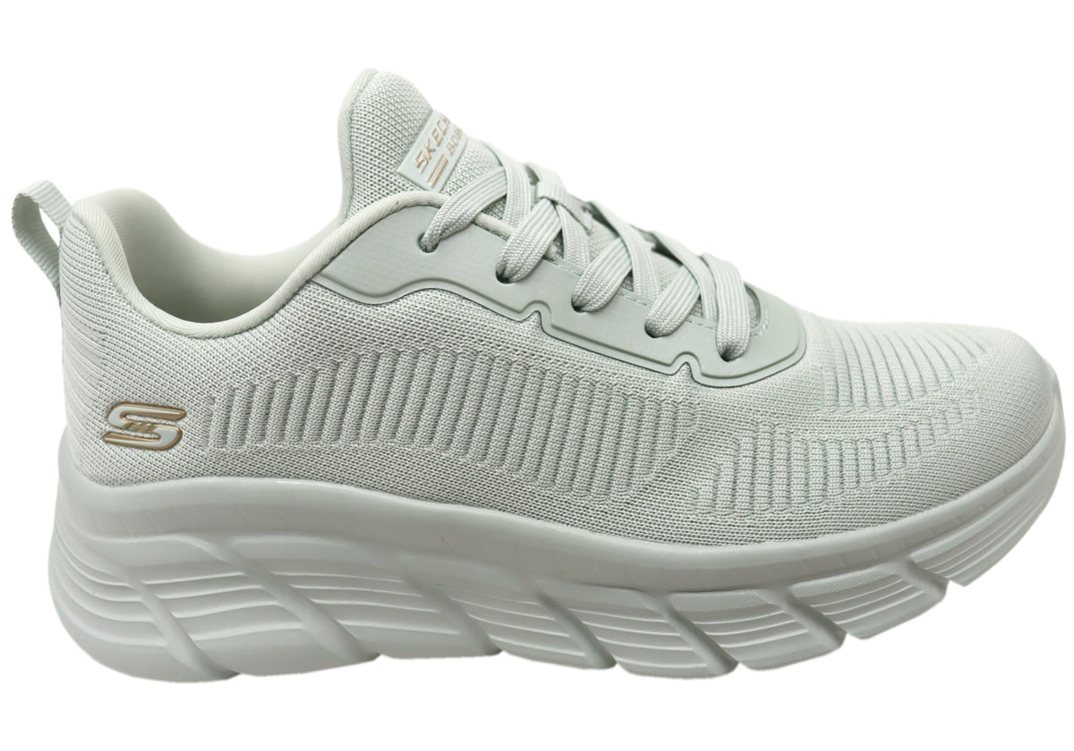 Skechers Womens BOBS Sport B Flex Hi Flying Hi Lace Up Shoes